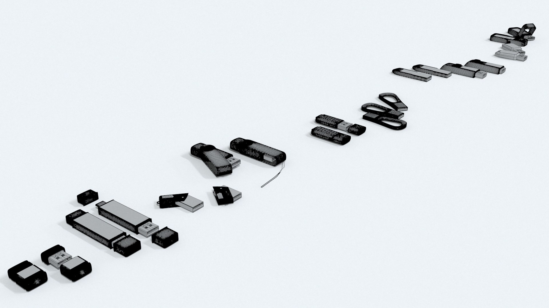 USB Key 3D Model - TurboSquid 2147448