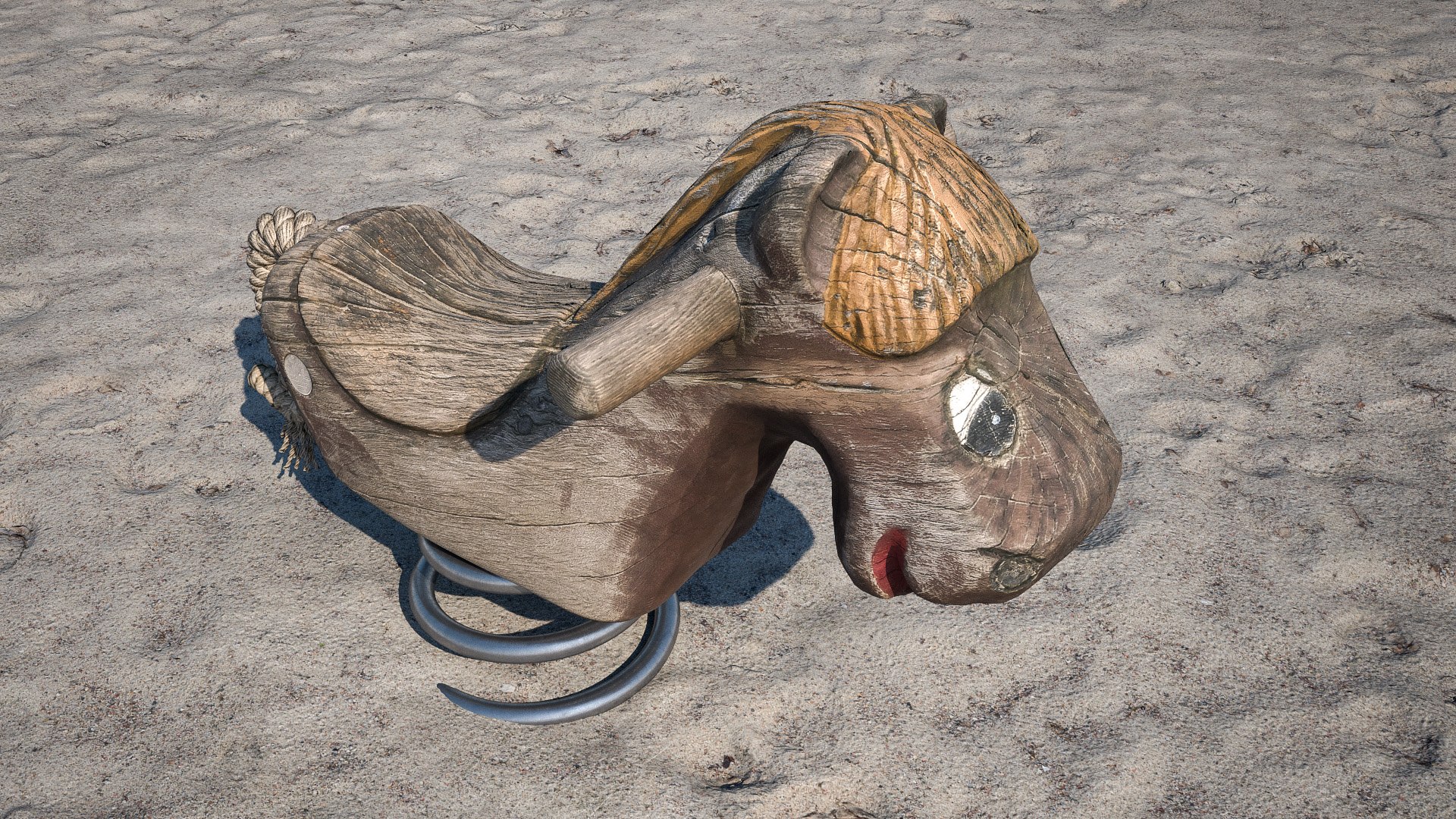 Free Spring Swing Horse 3D Model - TurboSquid 1232509