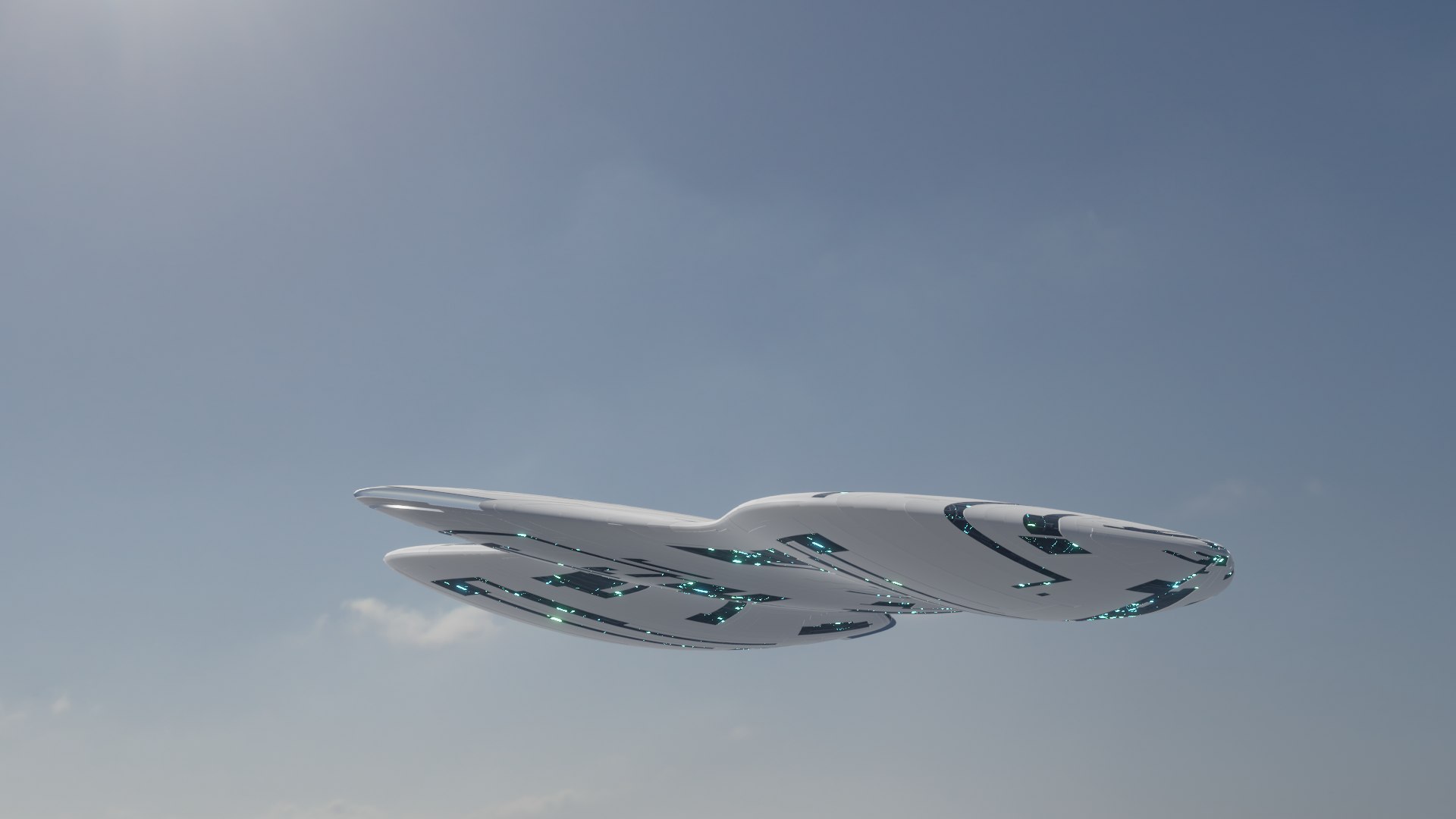 3D Scifi Spaceship Spaceplane - TurboSquid 2204822