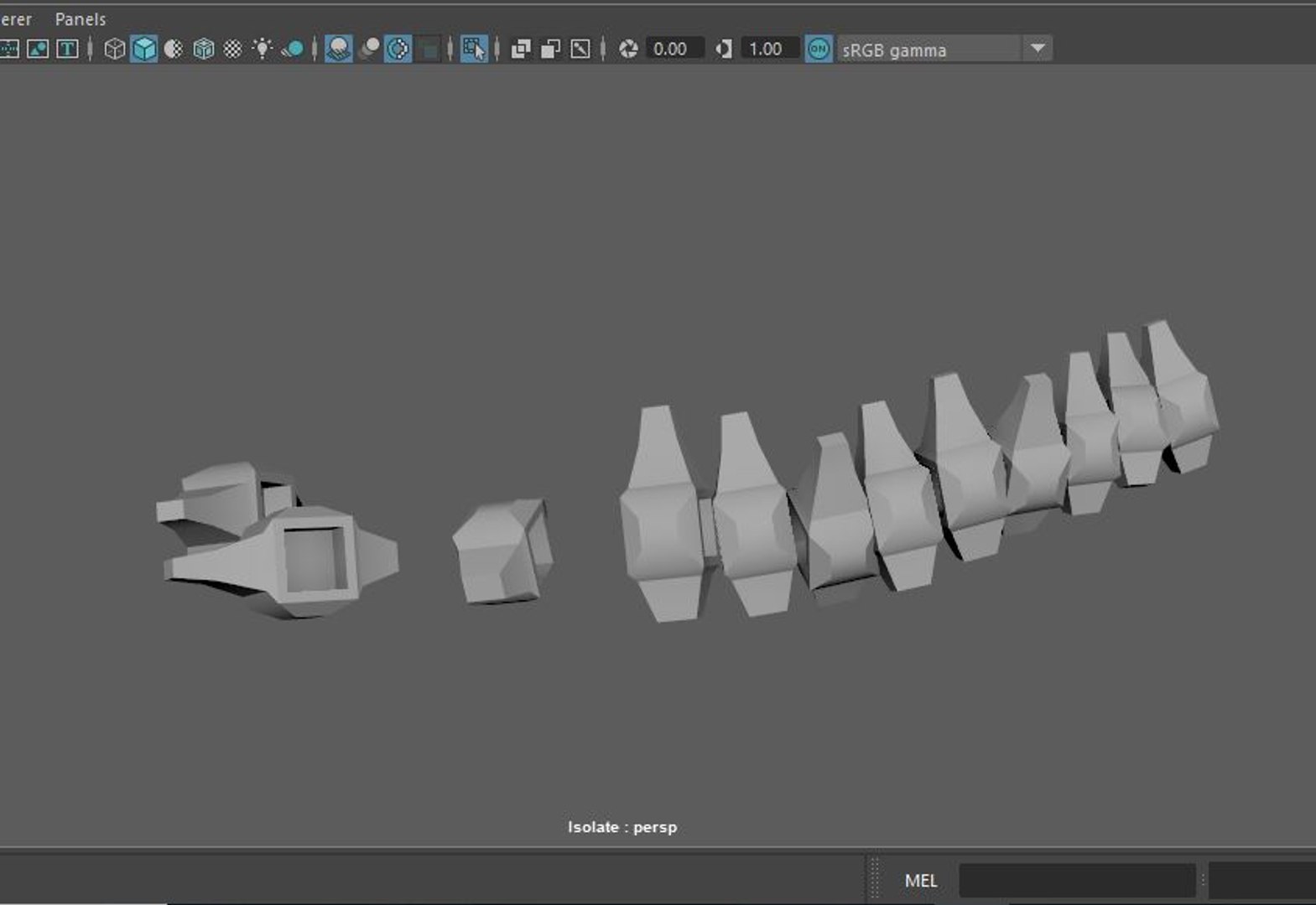 3D Dragon Bone Vertebrae - TurboSquid 1362702
