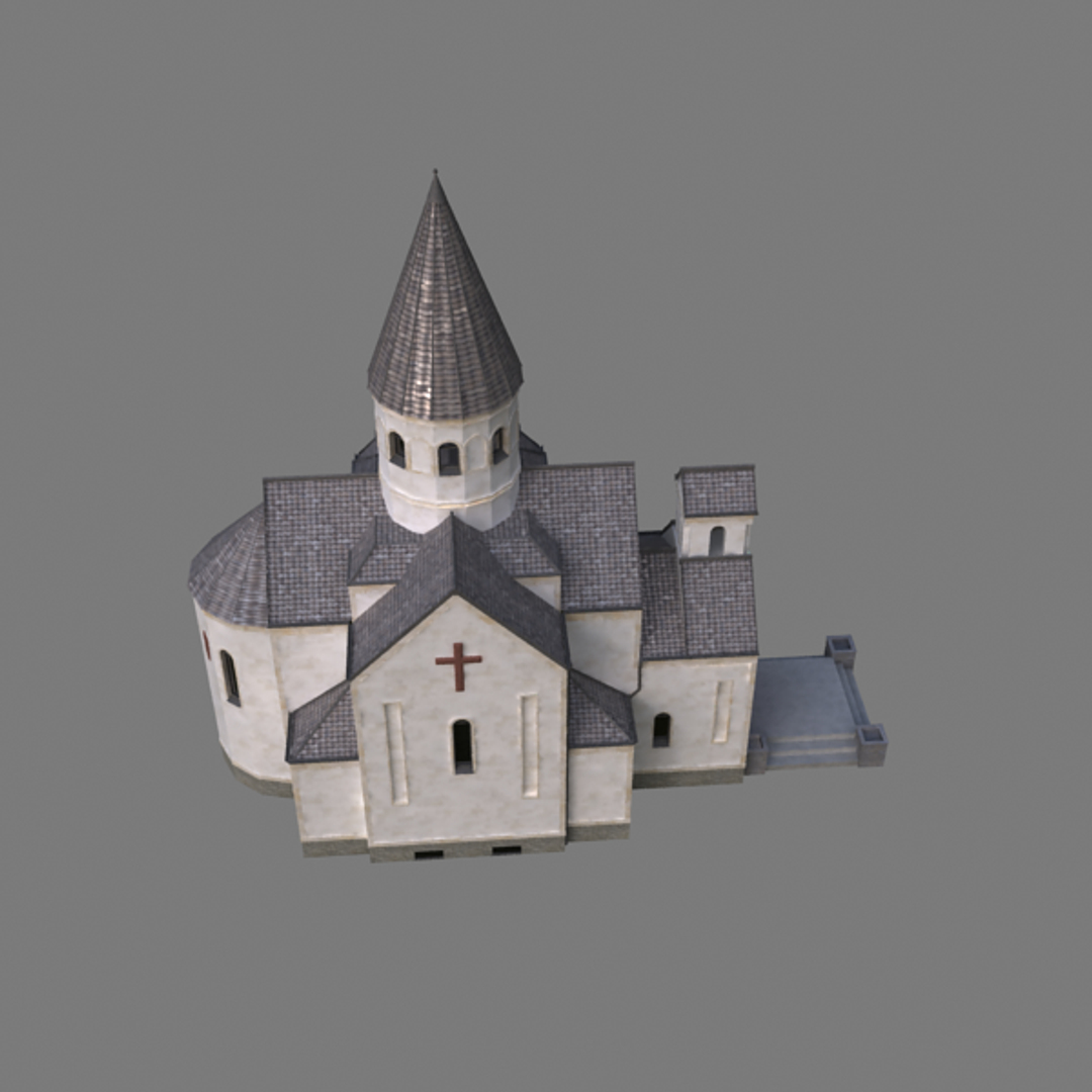 Free Armenian Church 3d Model