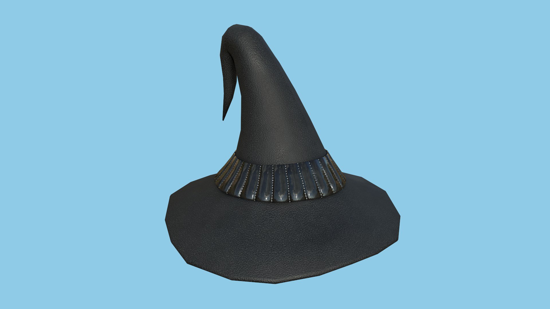 Black Wizard Hat - Character Design Fashion 3D Model - TurboSquid 1729013