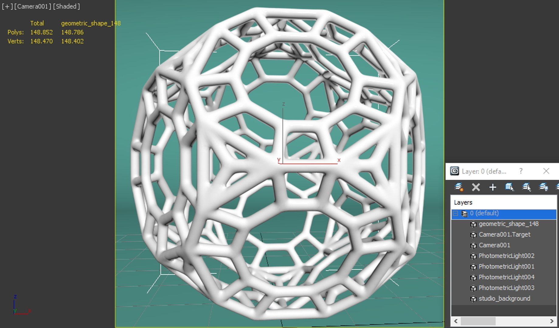 3d Model Geometric Shape