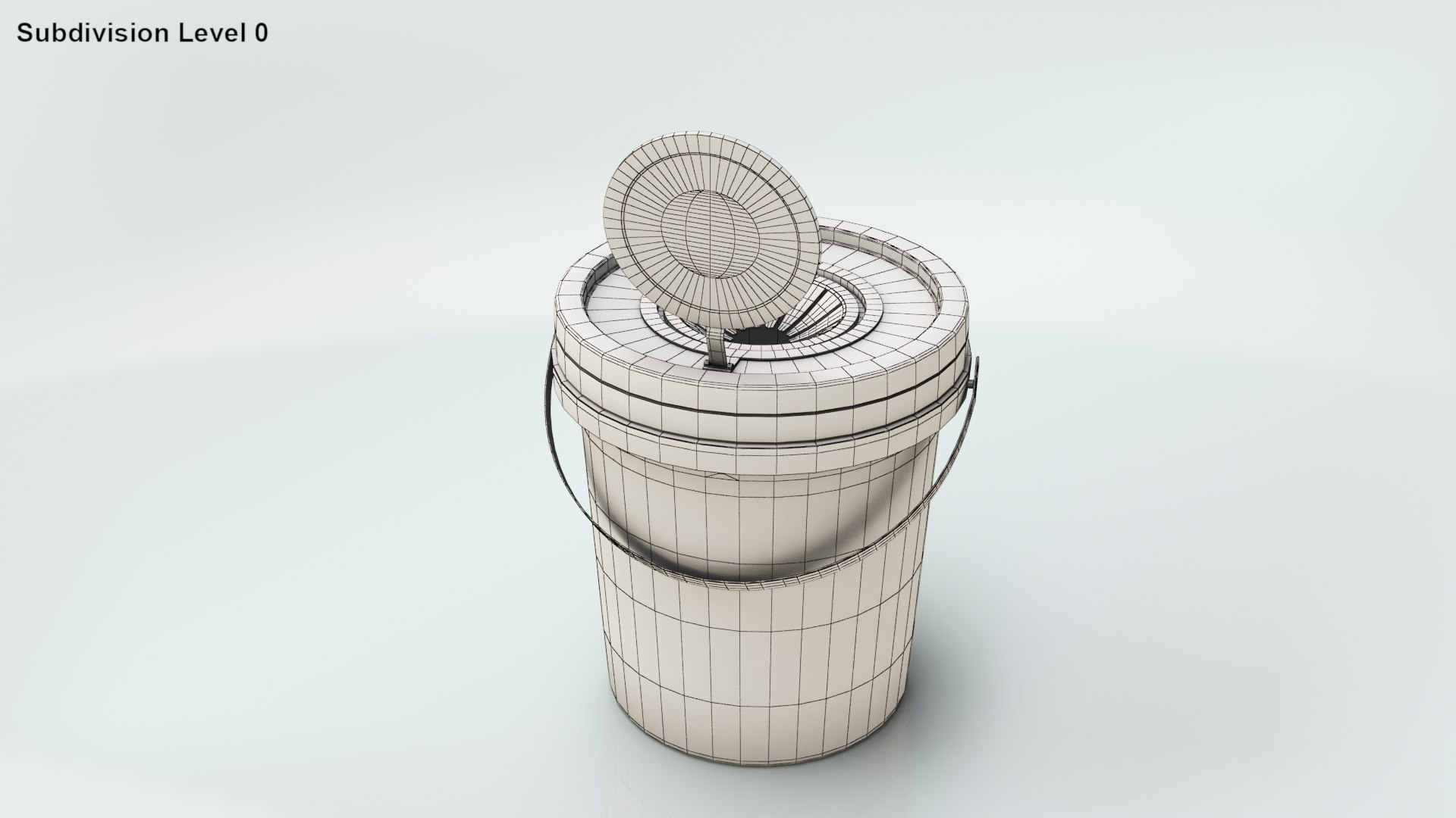 3D Medical Sharps Waste Bin - TurboSquid 1666736