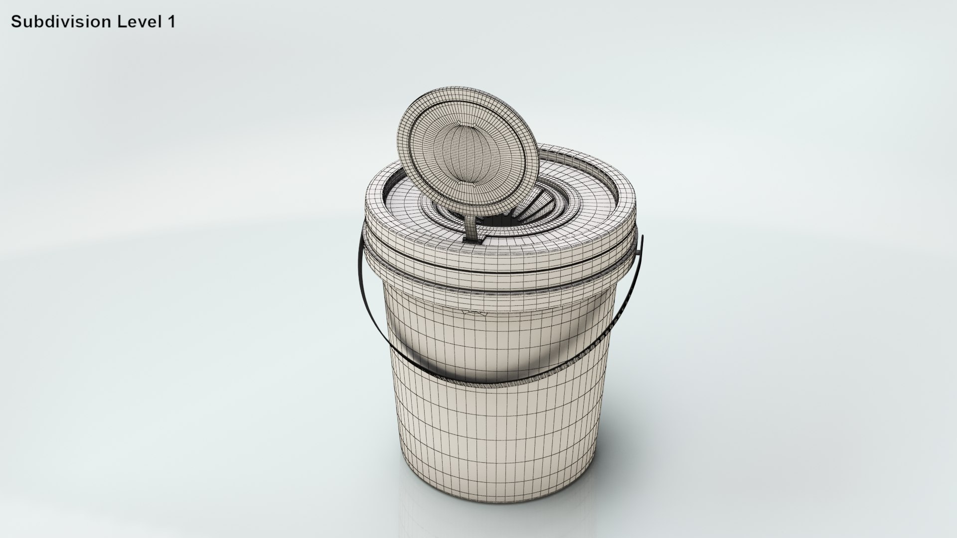 3D medical sharps waste bin - TurboSquid 1666736