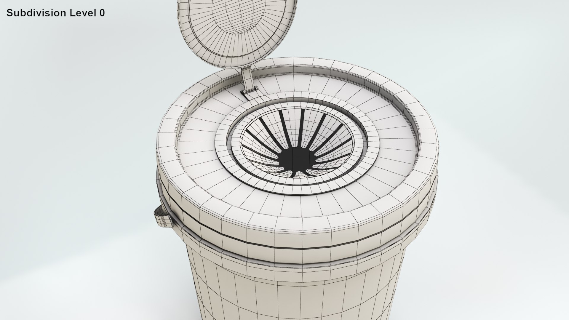 3D medical sharps waste bin - TurboSquid 1666736