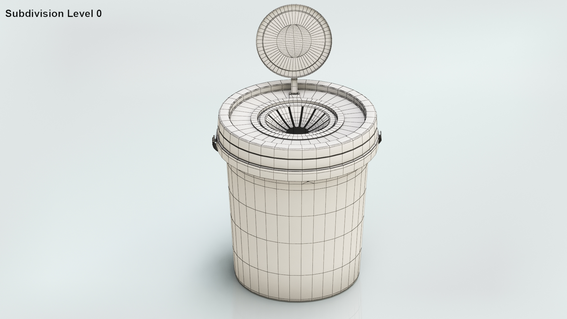3D medical sharps waste bin - TurboSquid 1666736