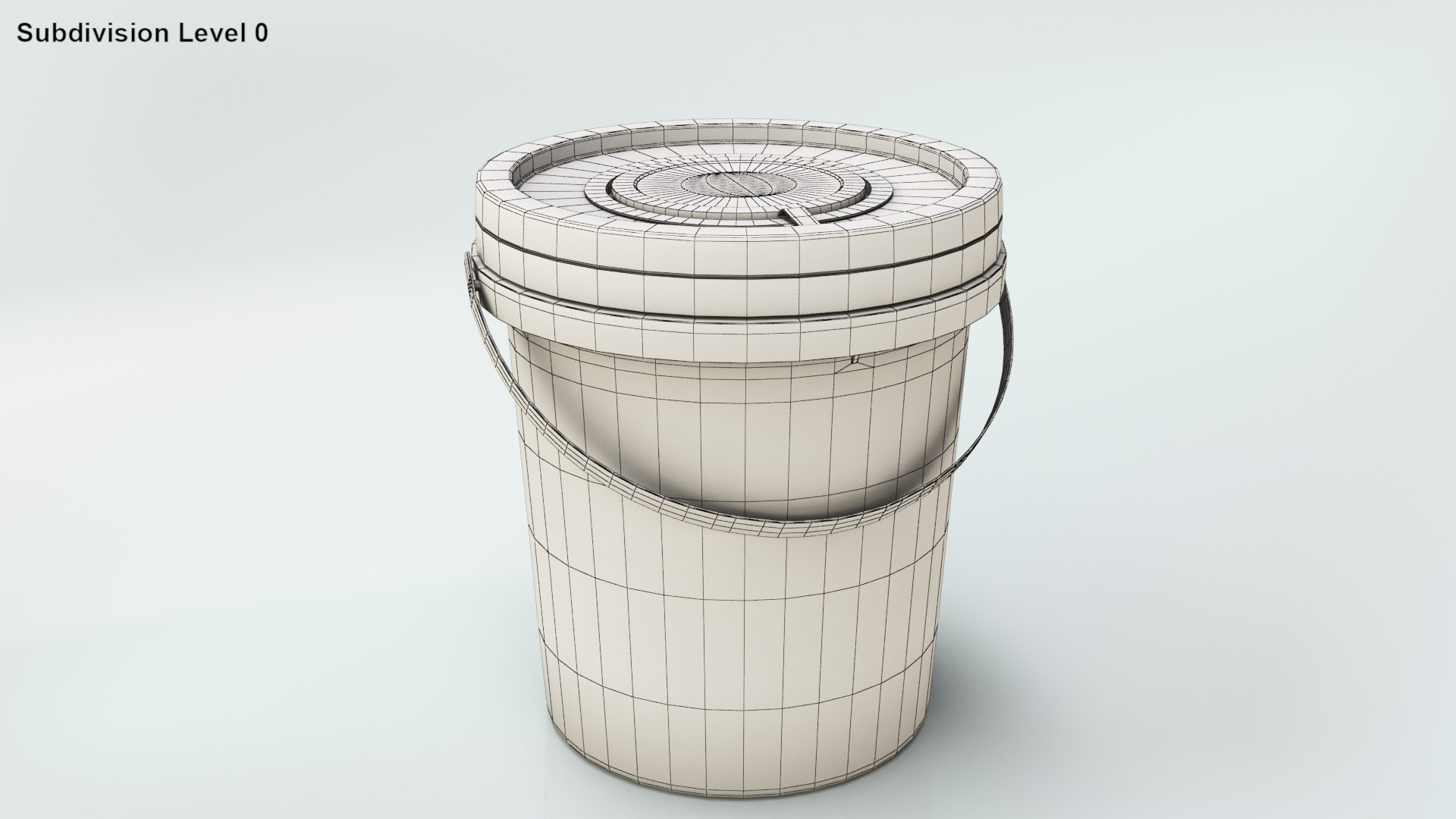 3D medical sharps waste bin - TurboSquid 1666736