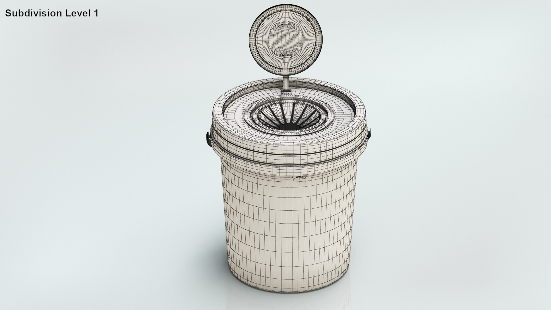 3D medical sharps waste bin - TurboSquid 1666736