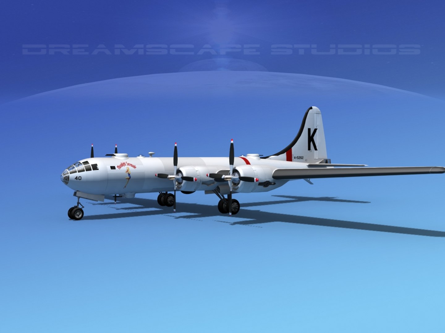 Superfortress B-29 Bomber Obj