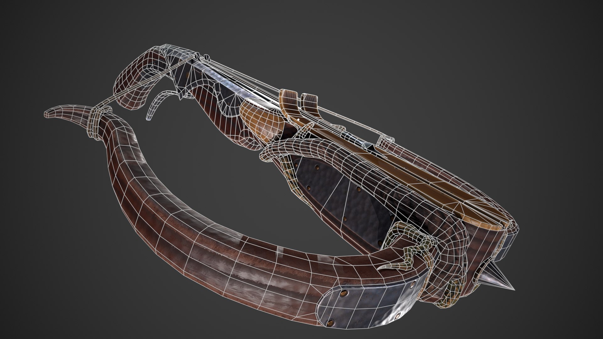 3D Fantasy Crossbow - TurboSquid 2133359