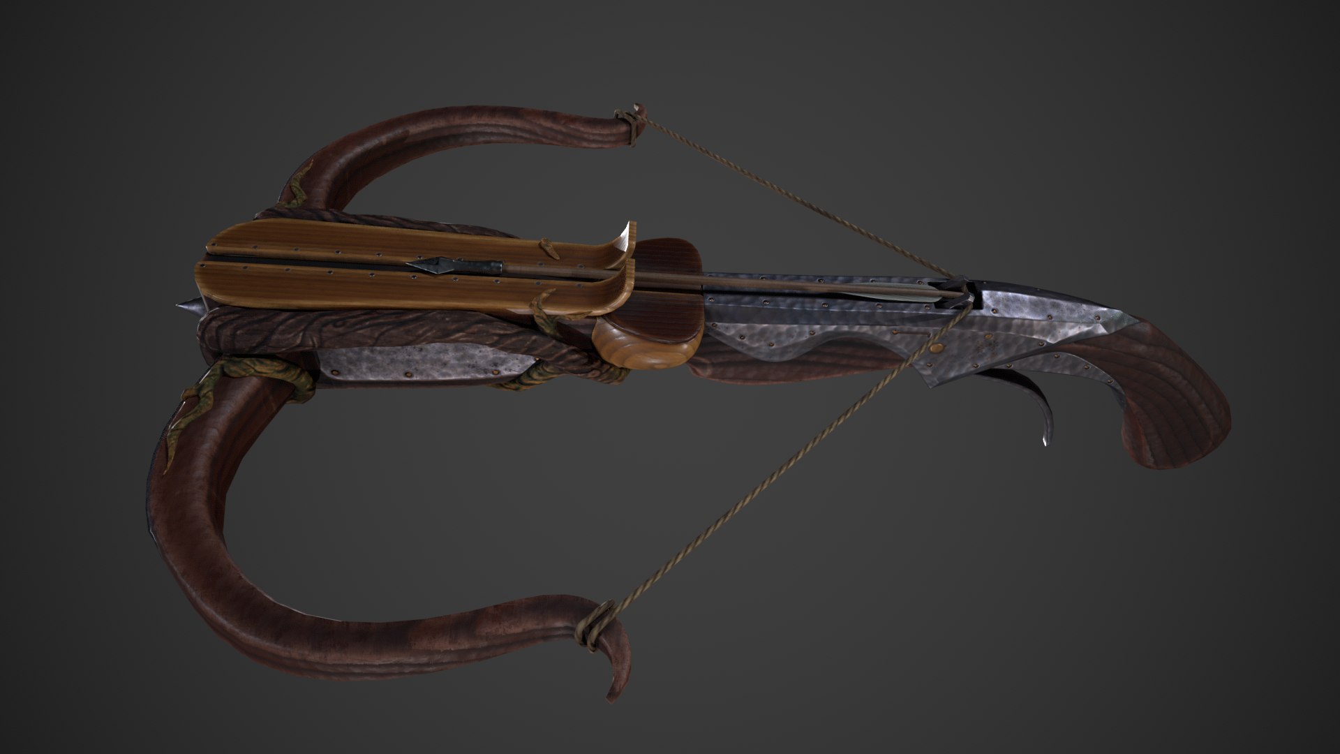 3D Fantasy Crossbow - TurboSquid 2133359