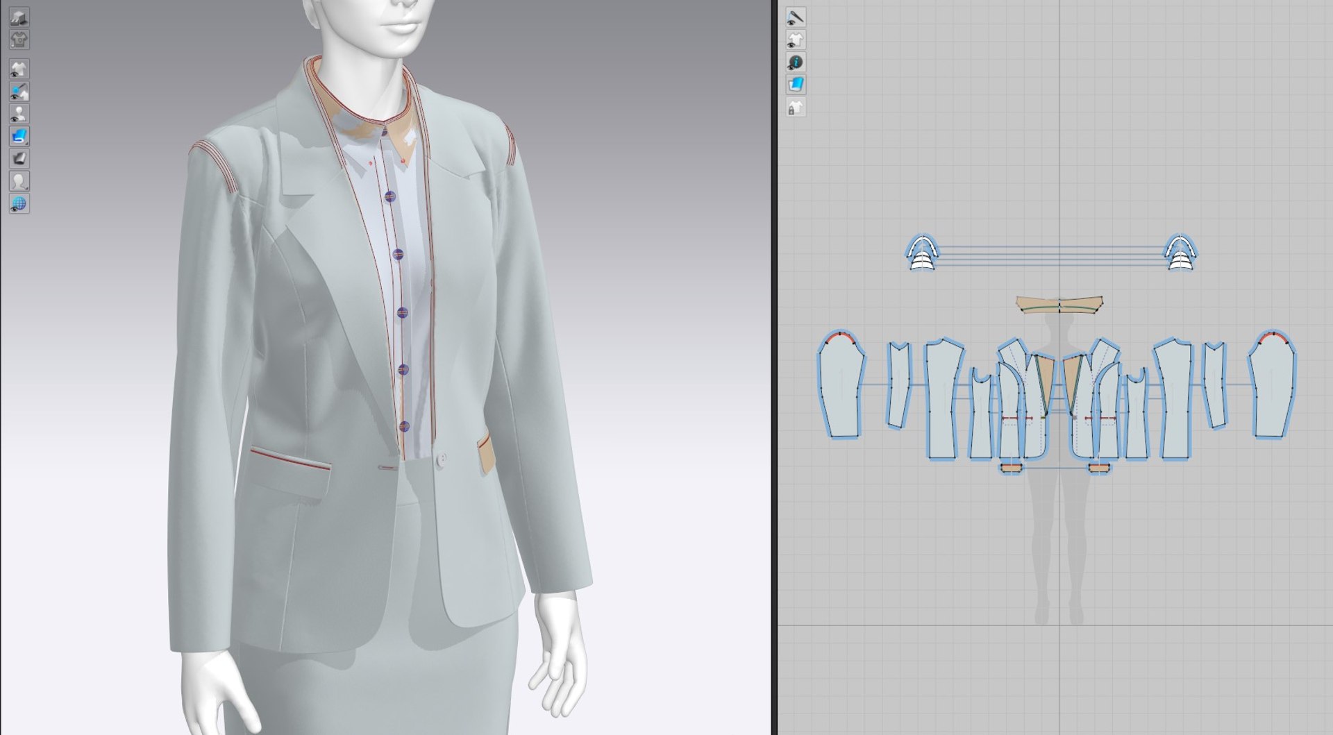 Women Blazer Model - TurboSquid 1877092