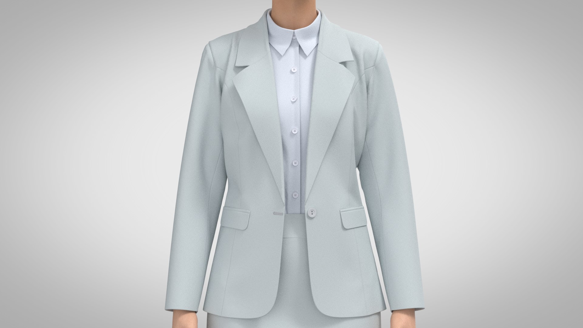 Women Blazer Model - TurboSquid 1877092