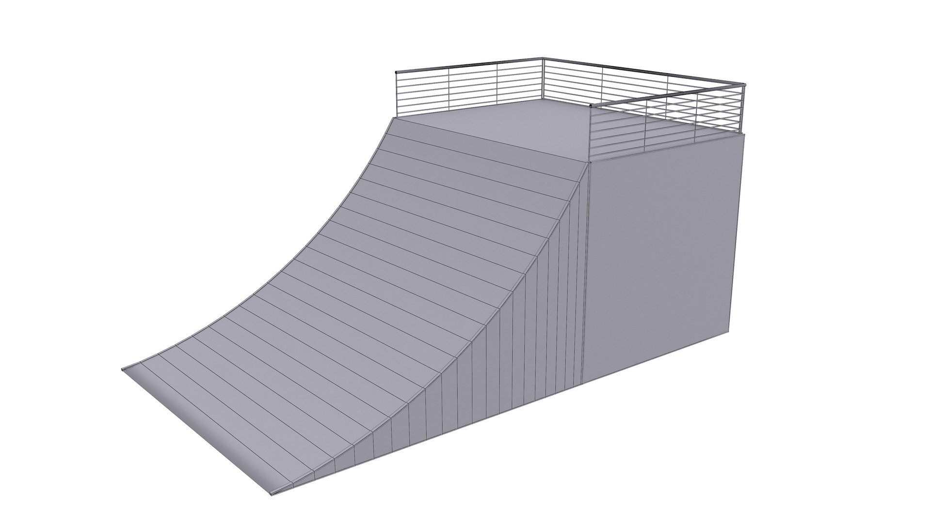 Skate Ramp 3D Model - TurboSquid 1869305