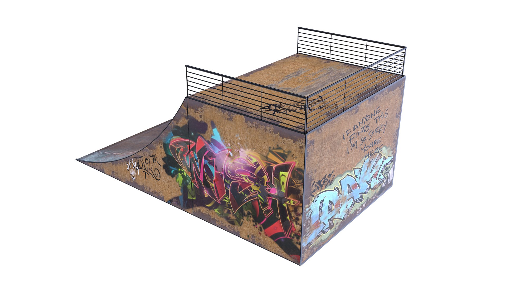 Skate Ramp 3D Model - TurboSquid 1869305