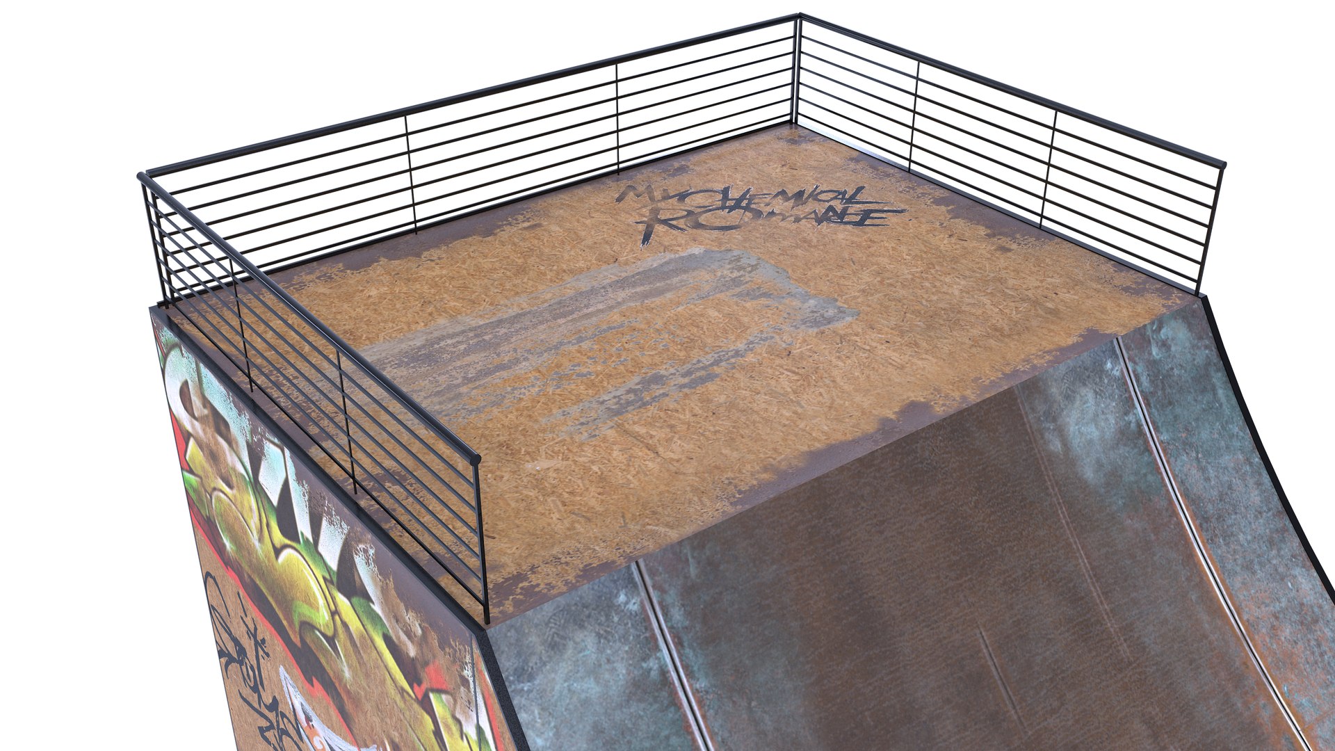 Skate Ramp 3D Model - TurboSquid 1869305
