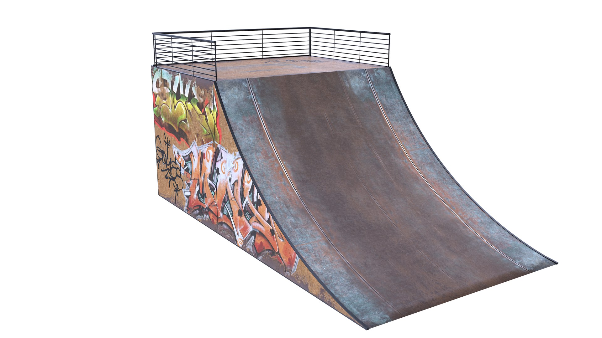 Skate Ramp 3D Model - TurboSquid 1869305