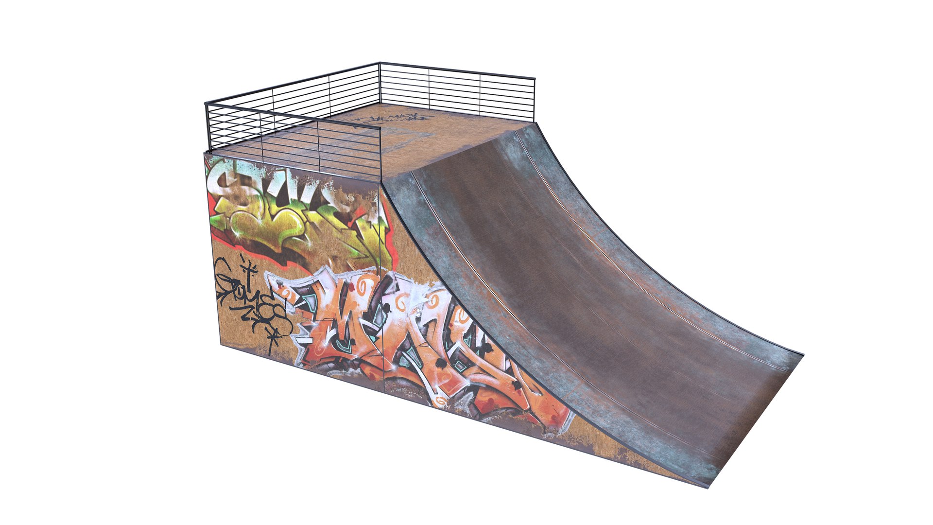 Skate Ramp 3D Model - TurboSquid 1869305