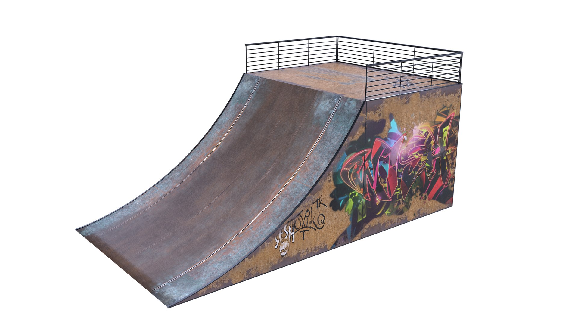 Skate Ramp 3D Model - TurboSquid 1869305