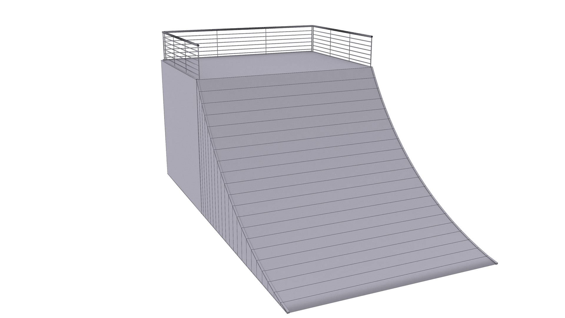 Skate Ramp 3D Model - TurboSquid 1869305