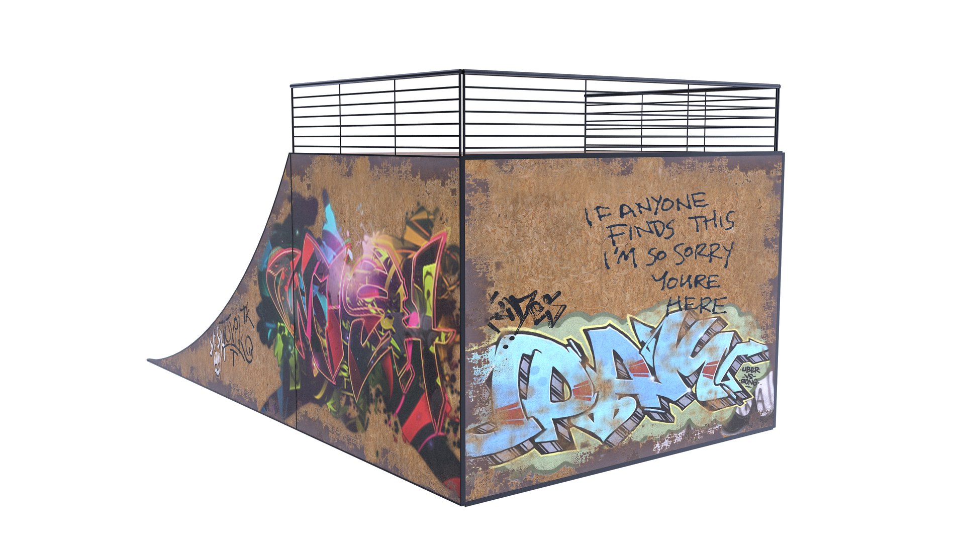 Skate Ramp 3D Model - TurboSquid 1869305