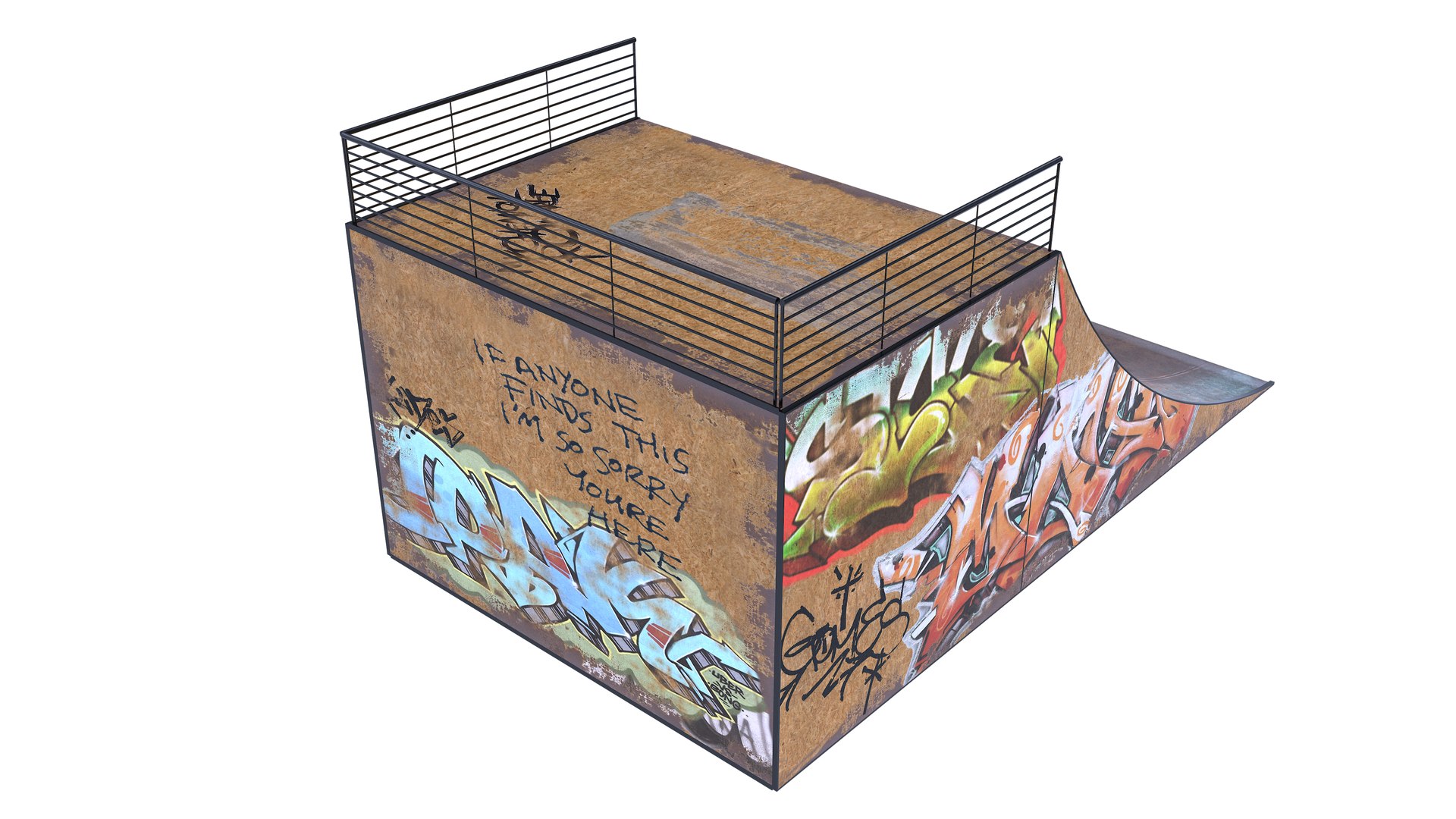 Skate Ramp 3D Model - TurboSquid 1869305