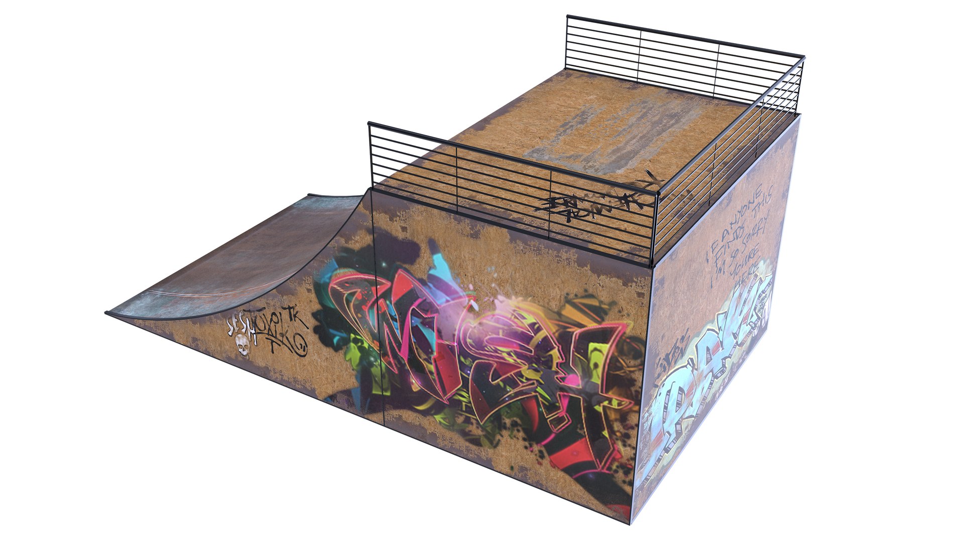 Skate Ramp 3D Model - TurboSquid 1869305
