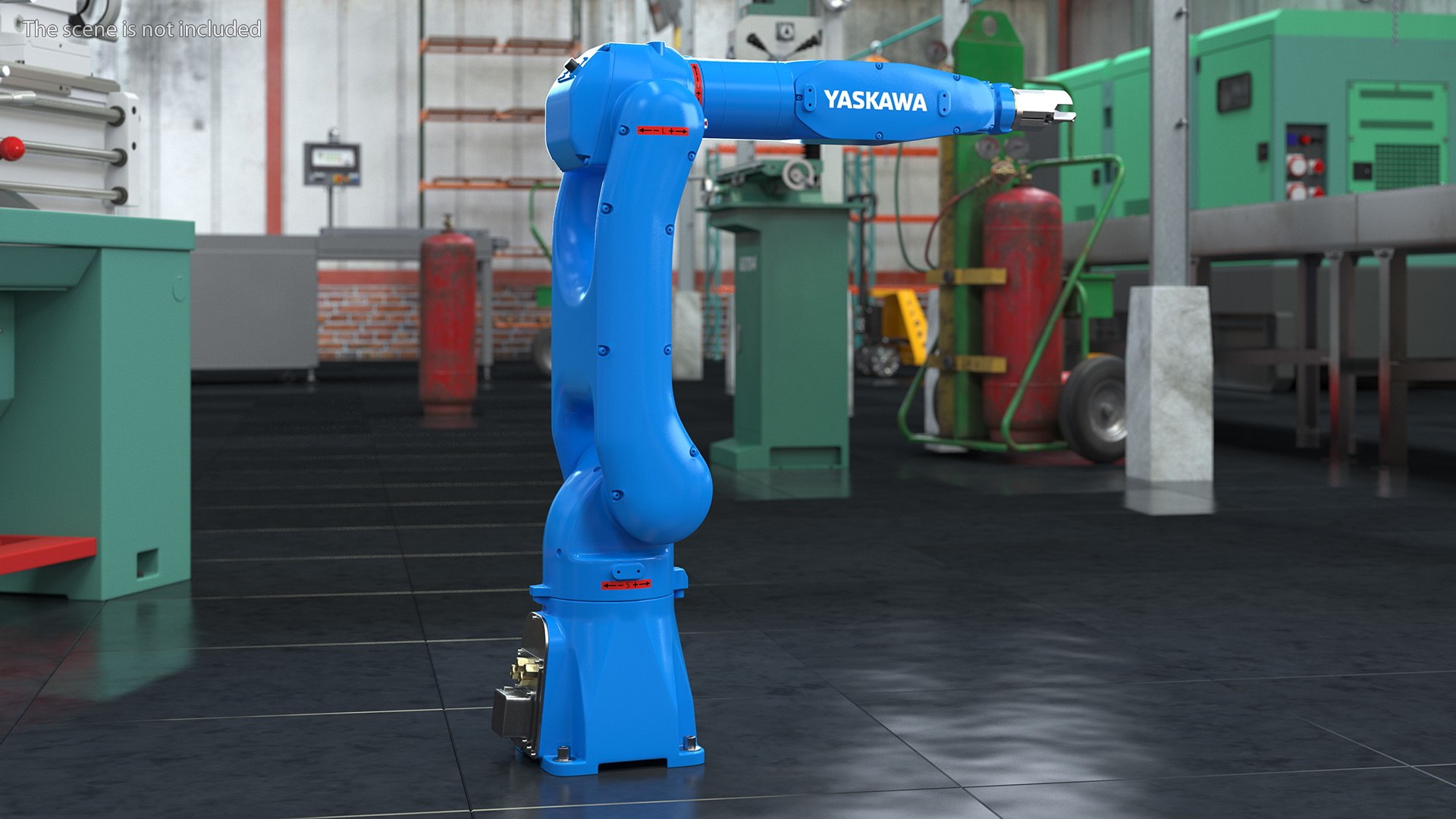 Yaskawa Motoman GP7 Robot Rigged 3D Model - TurboSquid 1858000