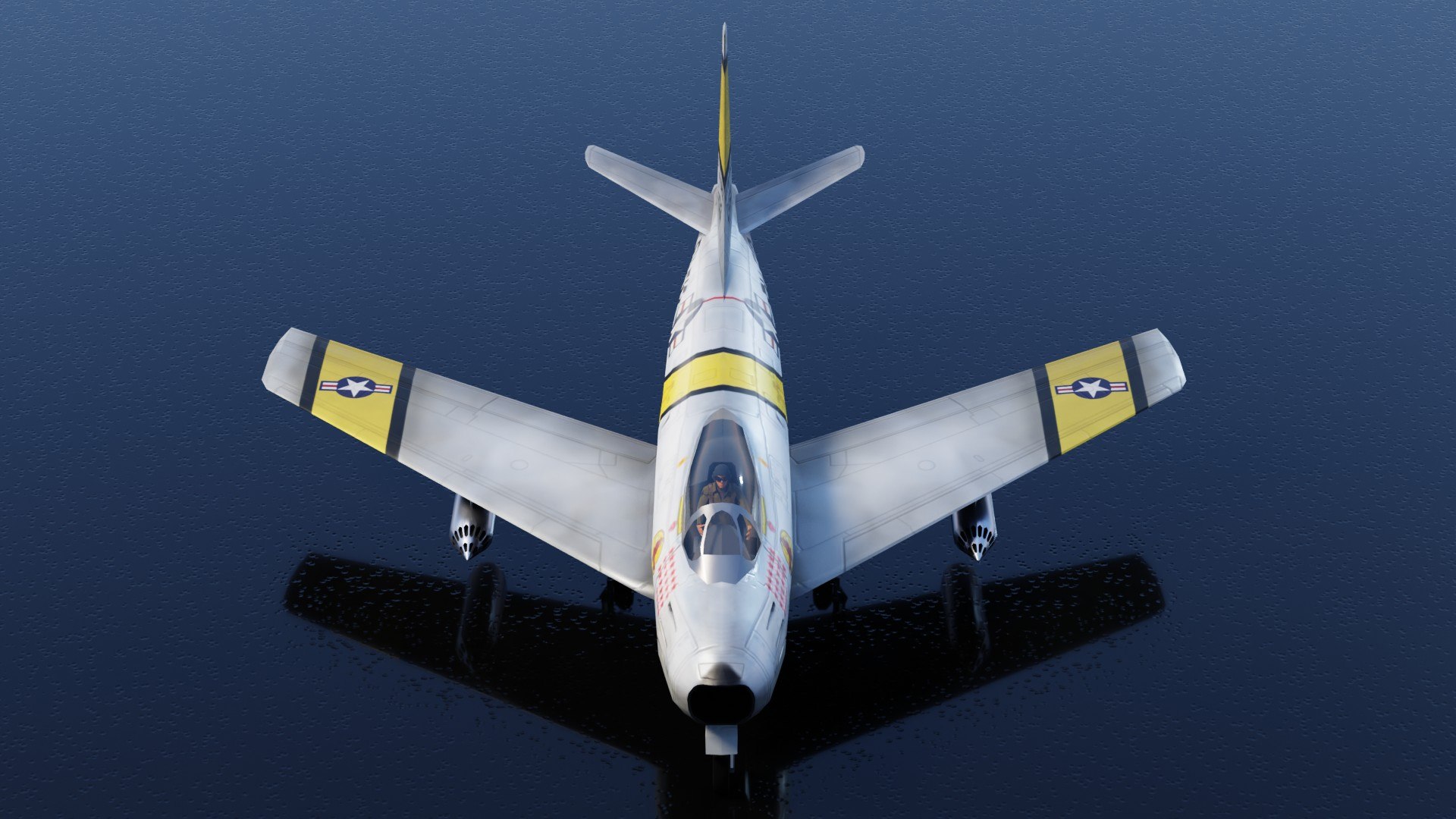 North American F-86 Sabre 3D Model - TurboSquid 2000497