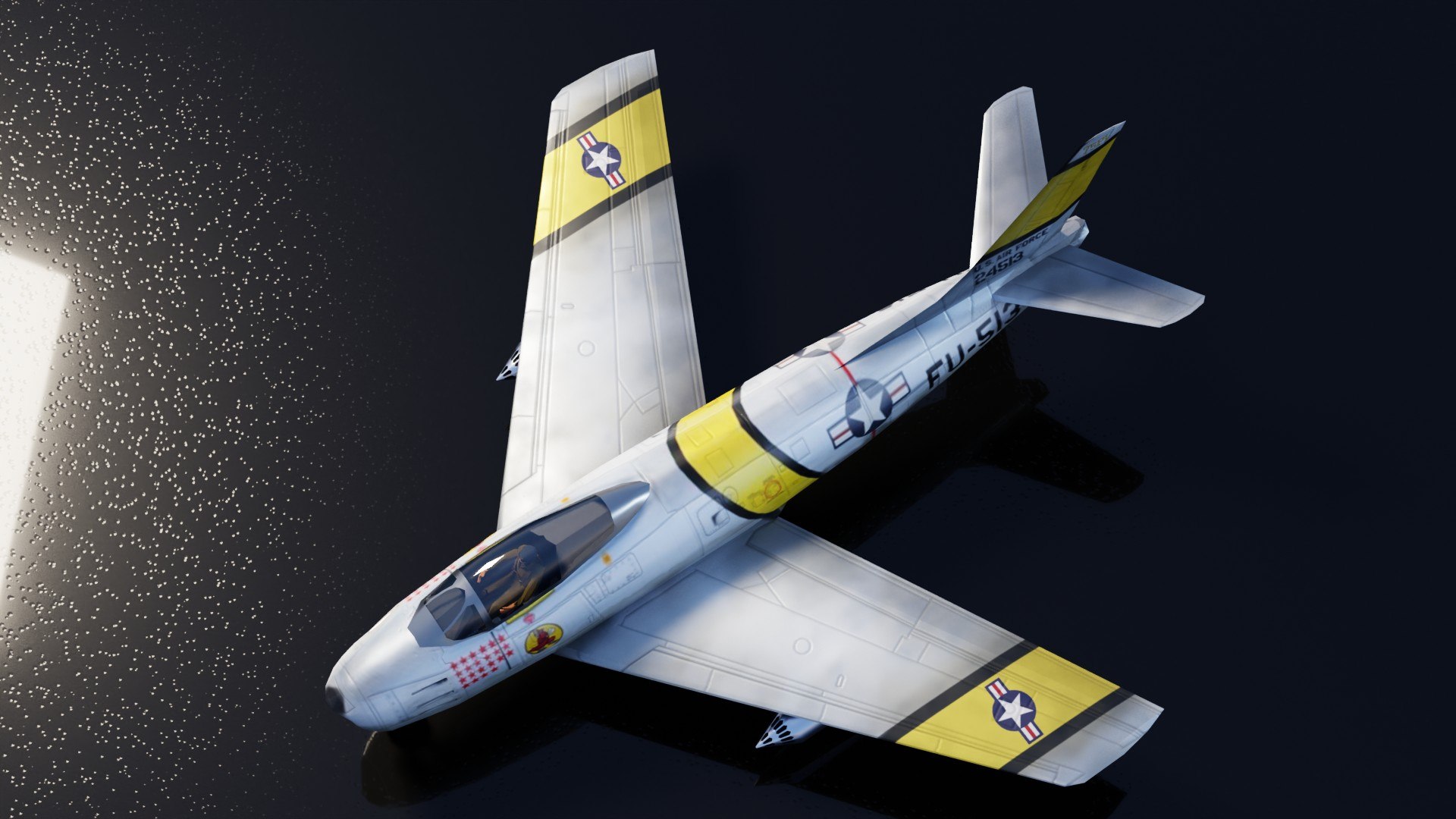 North American F-86 Sabre 3D Model - TurboSquid 2000497