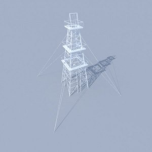 3d Model Of Oil Tower