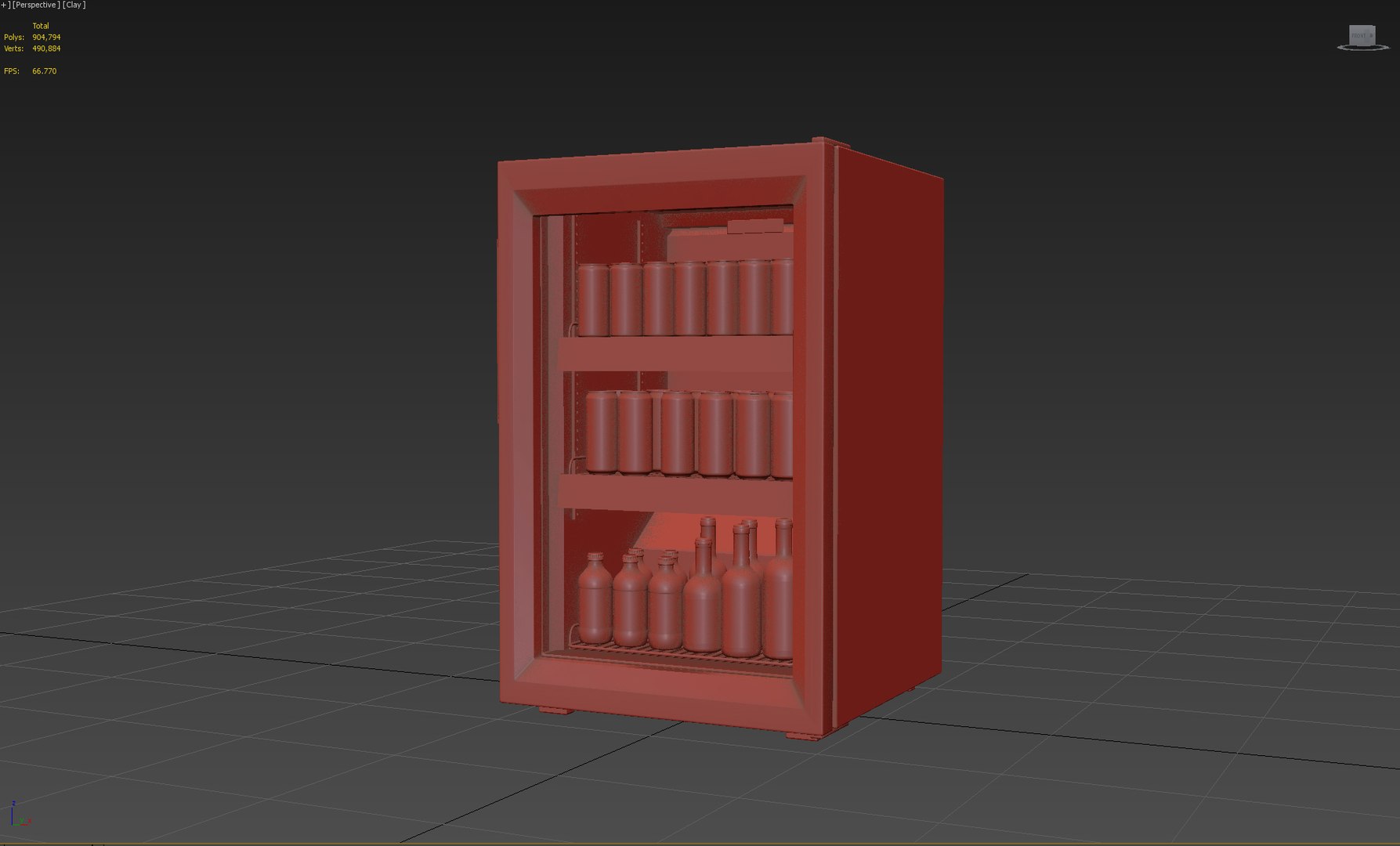 Refrigerator Tefcold 3D Model - TurboSquid 1982109