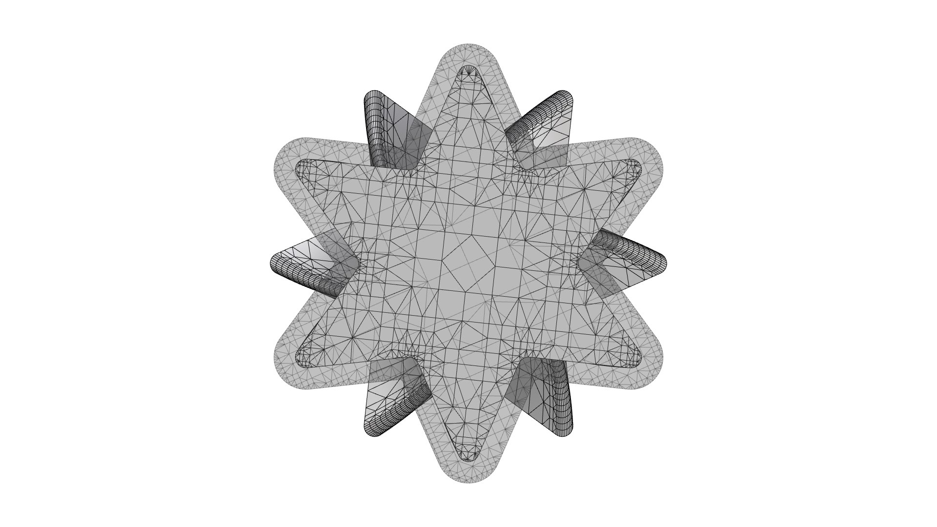 3D Twisted Star Table Model - TurboSquid 2281918