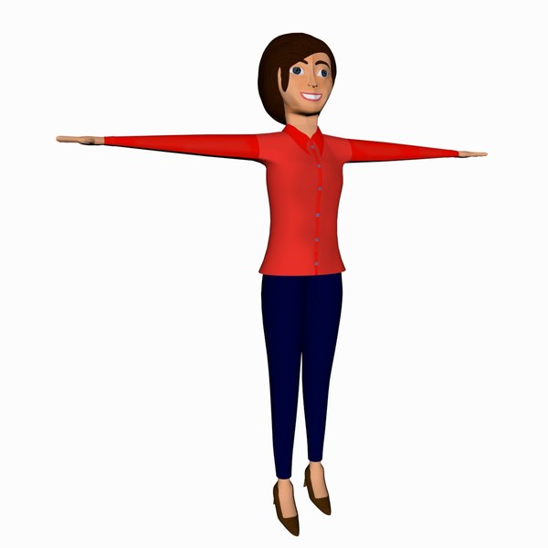 Free 3D Ladycartoon Models | TurboSquid