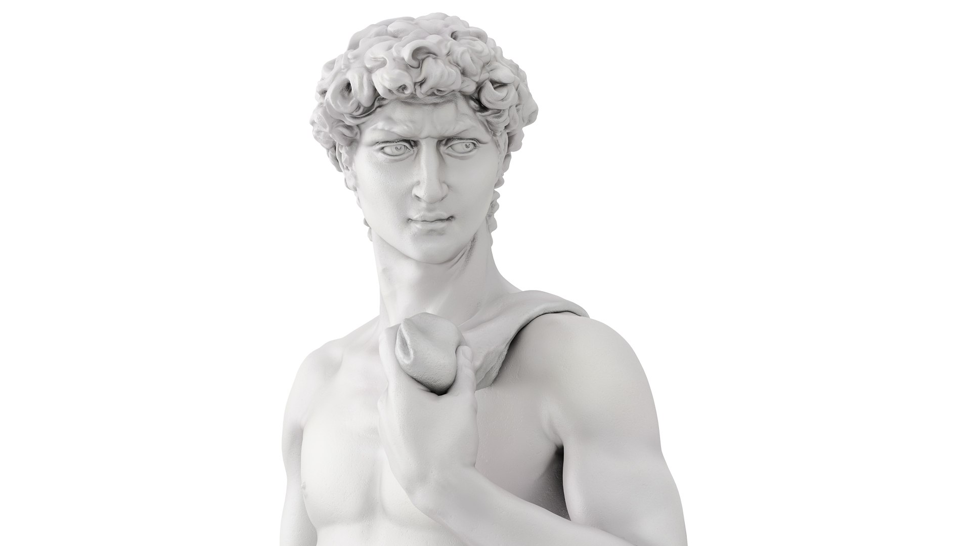 3D Statue And Bust Of David - TurboSquid 2136439