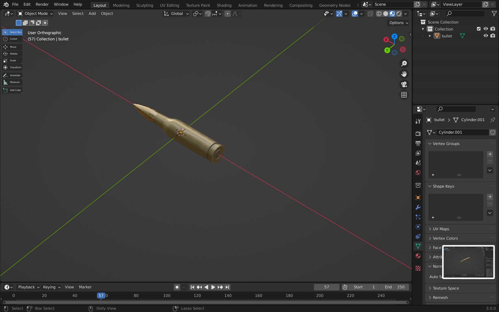 Free Bullet 3D Model - TurboSquid 1962541