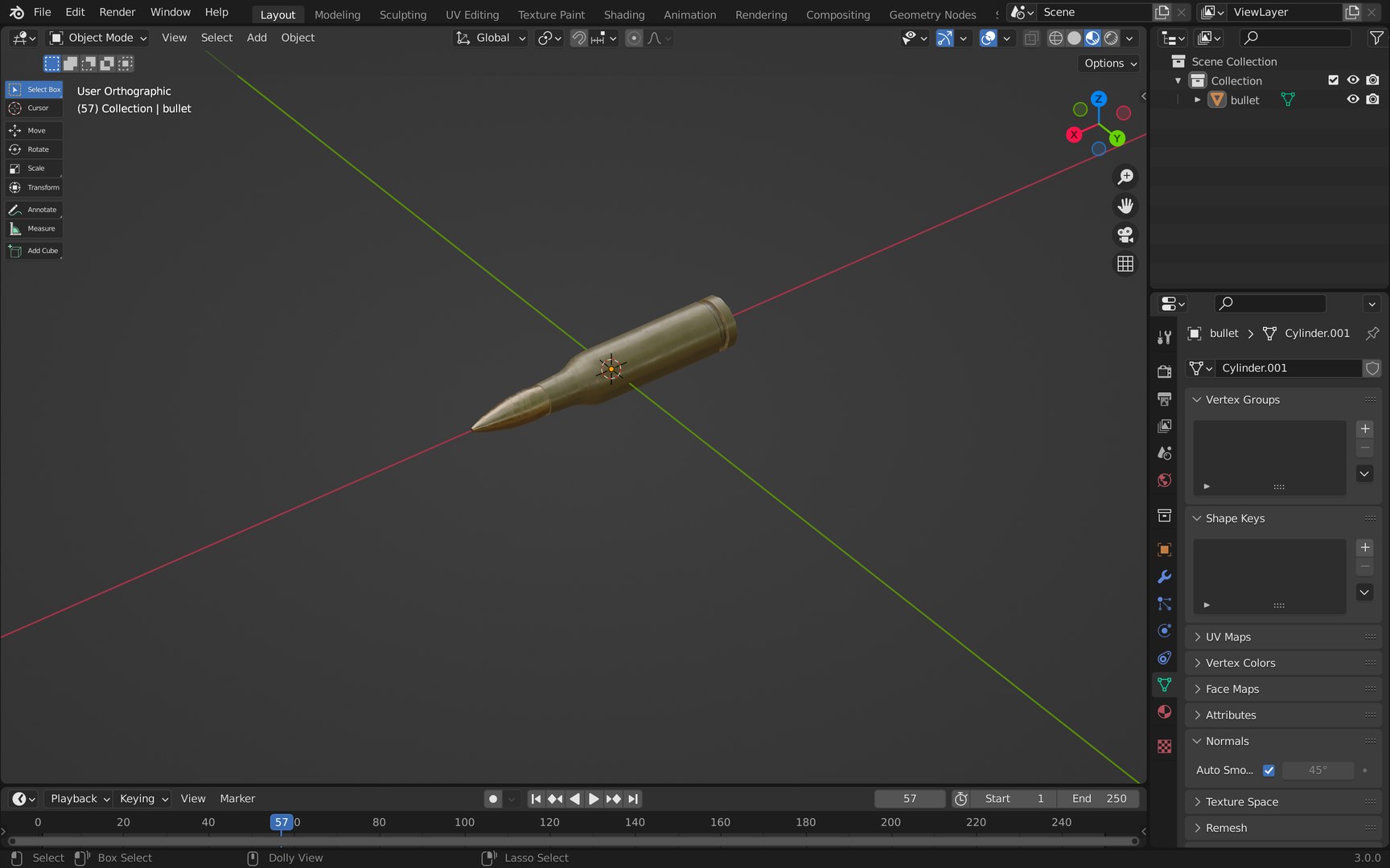 Free Bullet 3D Model - TurboSquid 1962541