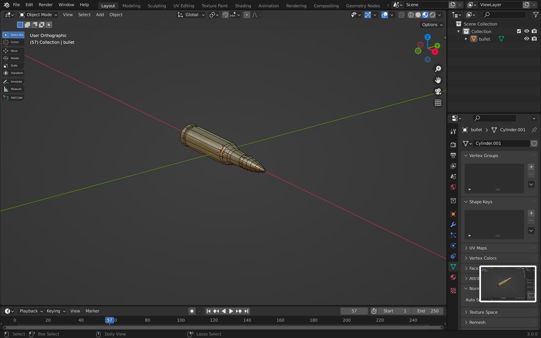 Free Bullet 3D Model - TurboSquid 1962541