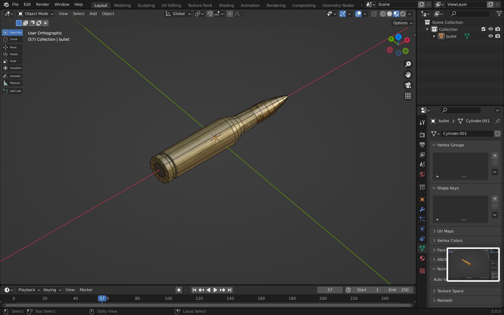 Free Bullet 3D Model - TurboSquid 1962541