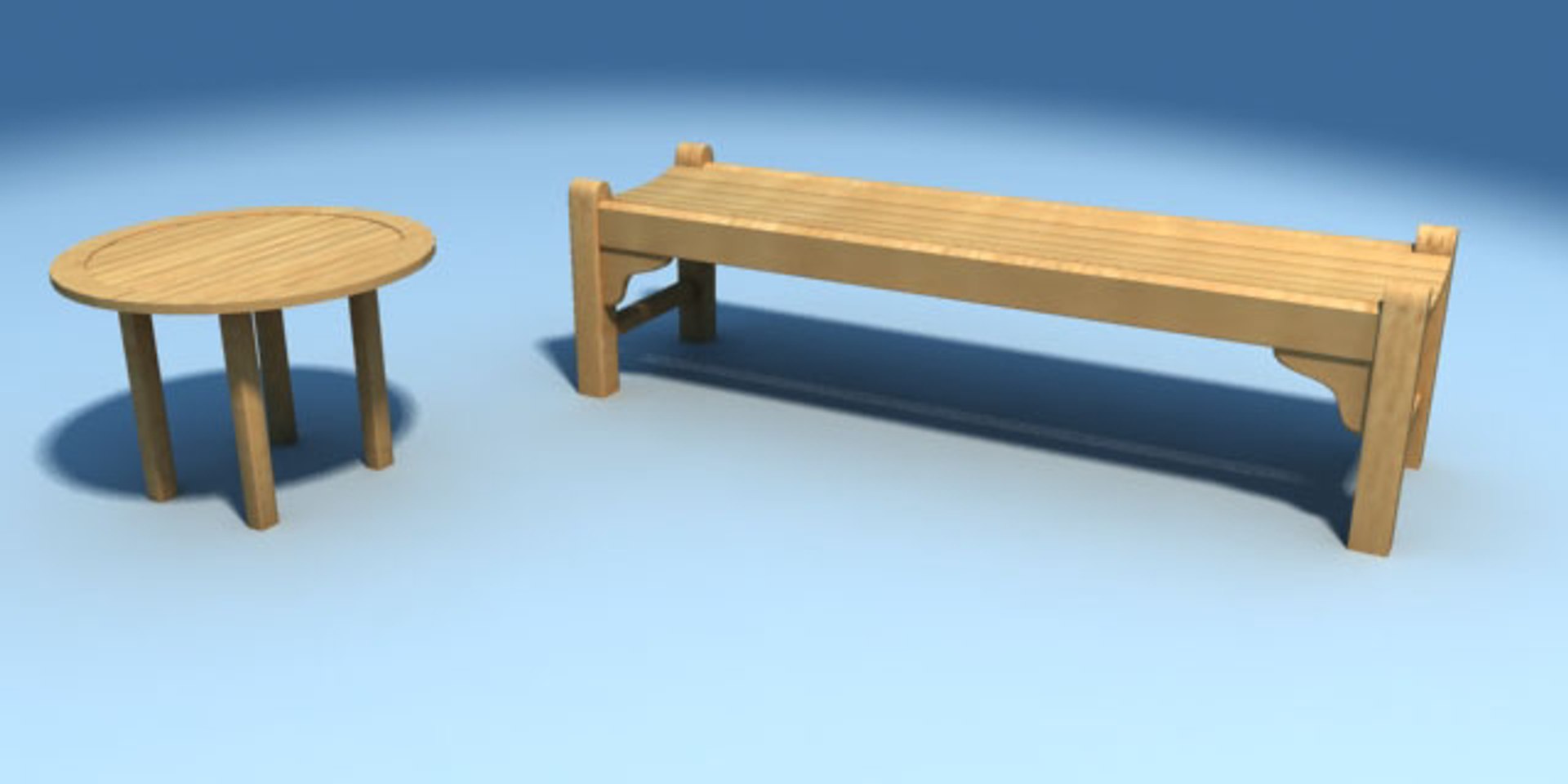 Smith Bench 3d Model