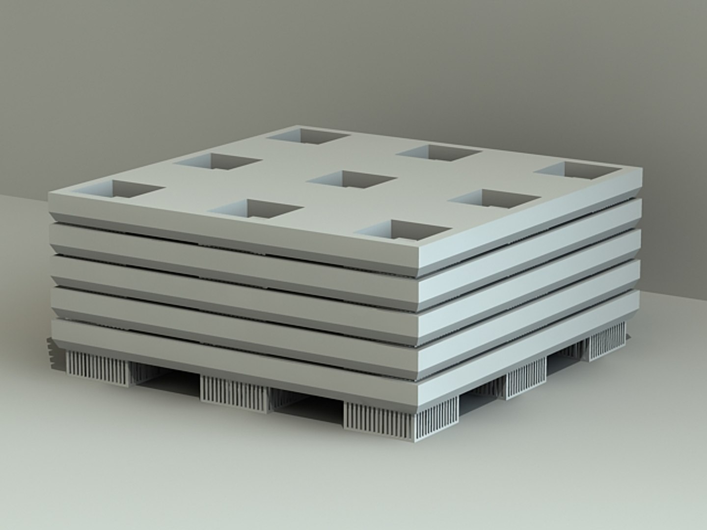 abs pallet 3d model