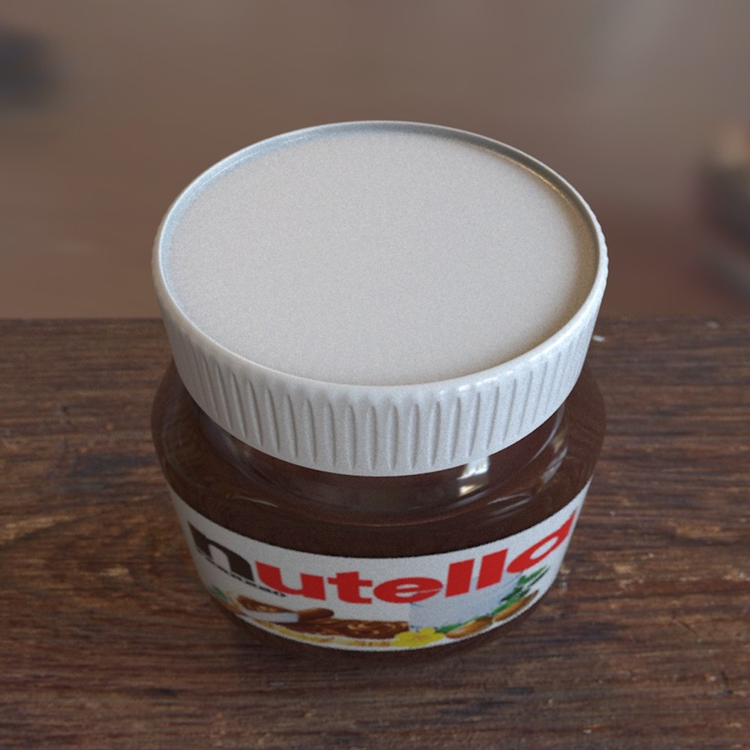 Nutella 3D model - TurboSquid 1200391