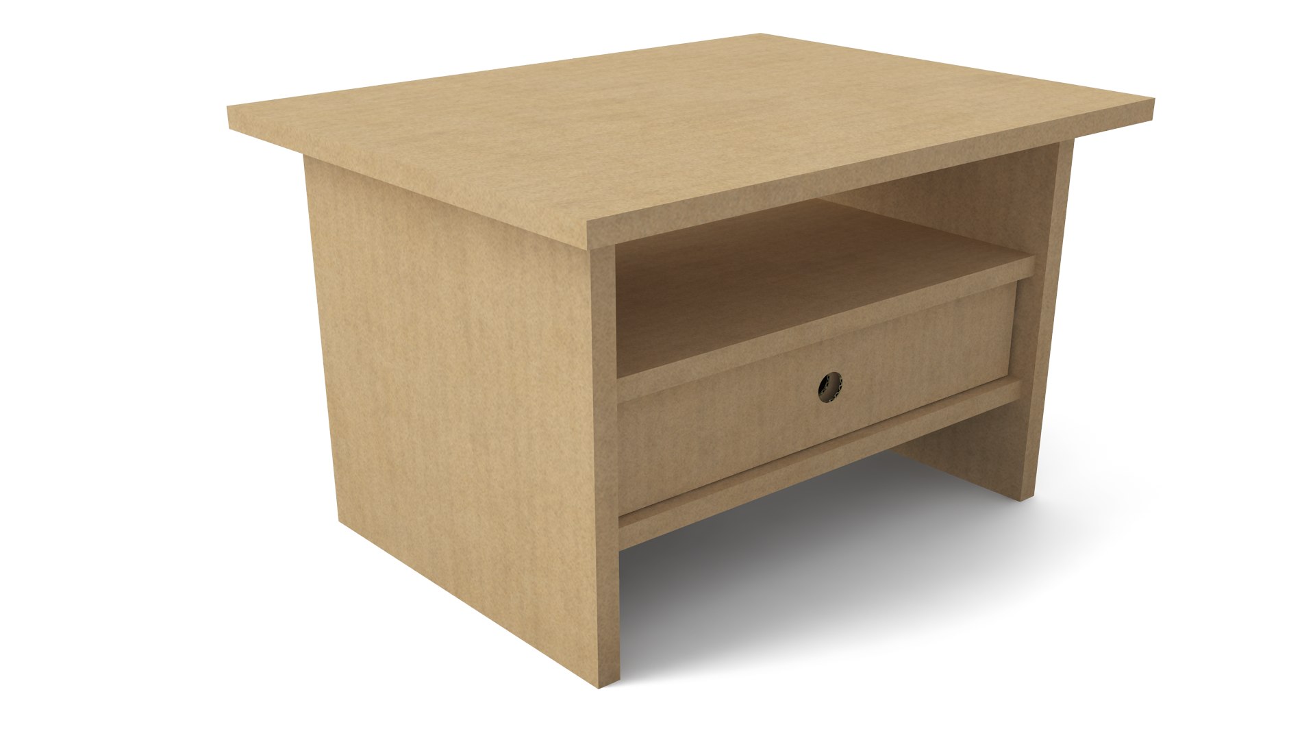 3D model Cardboard Bedside Table - TurboSquid 1927325