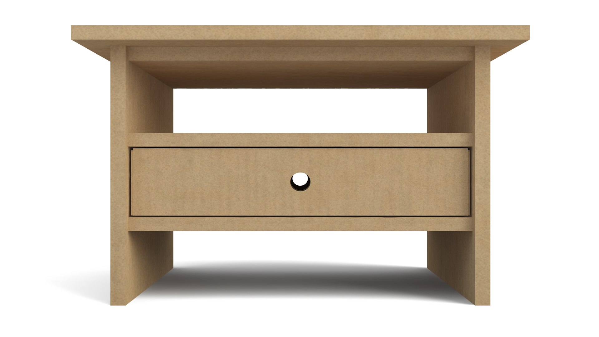 3D model Cardboard Bedside Table - TurboSquid 1927325