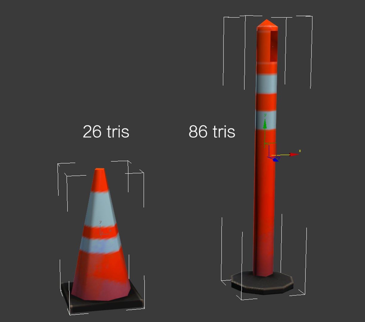3d Model Road Objects Pack