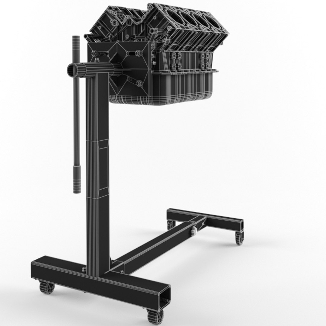 8-ton Engine Stand 3D Model - TurboSquid 1350390