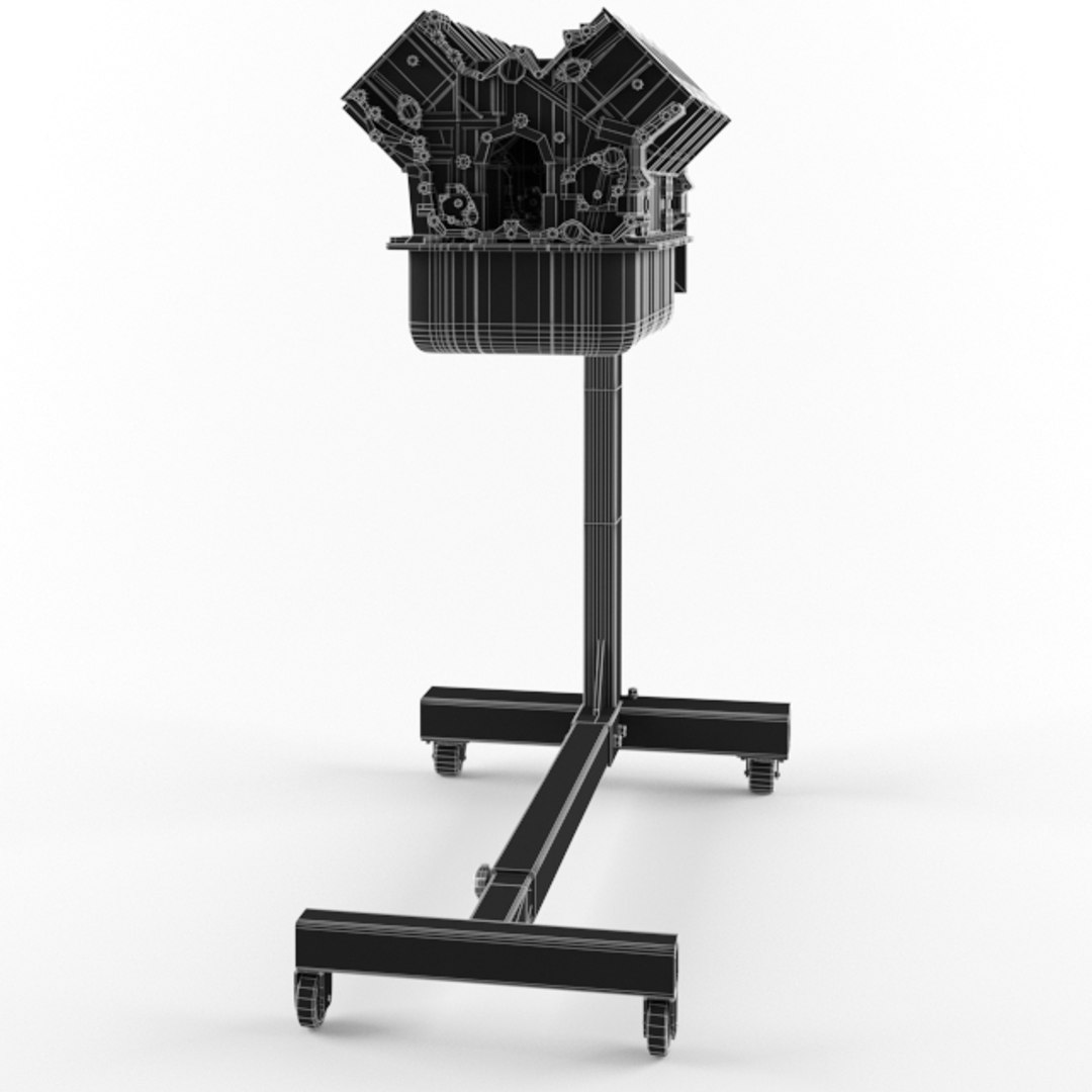 8-ton Engine Stand 3D Model - TurboSquid 1350390