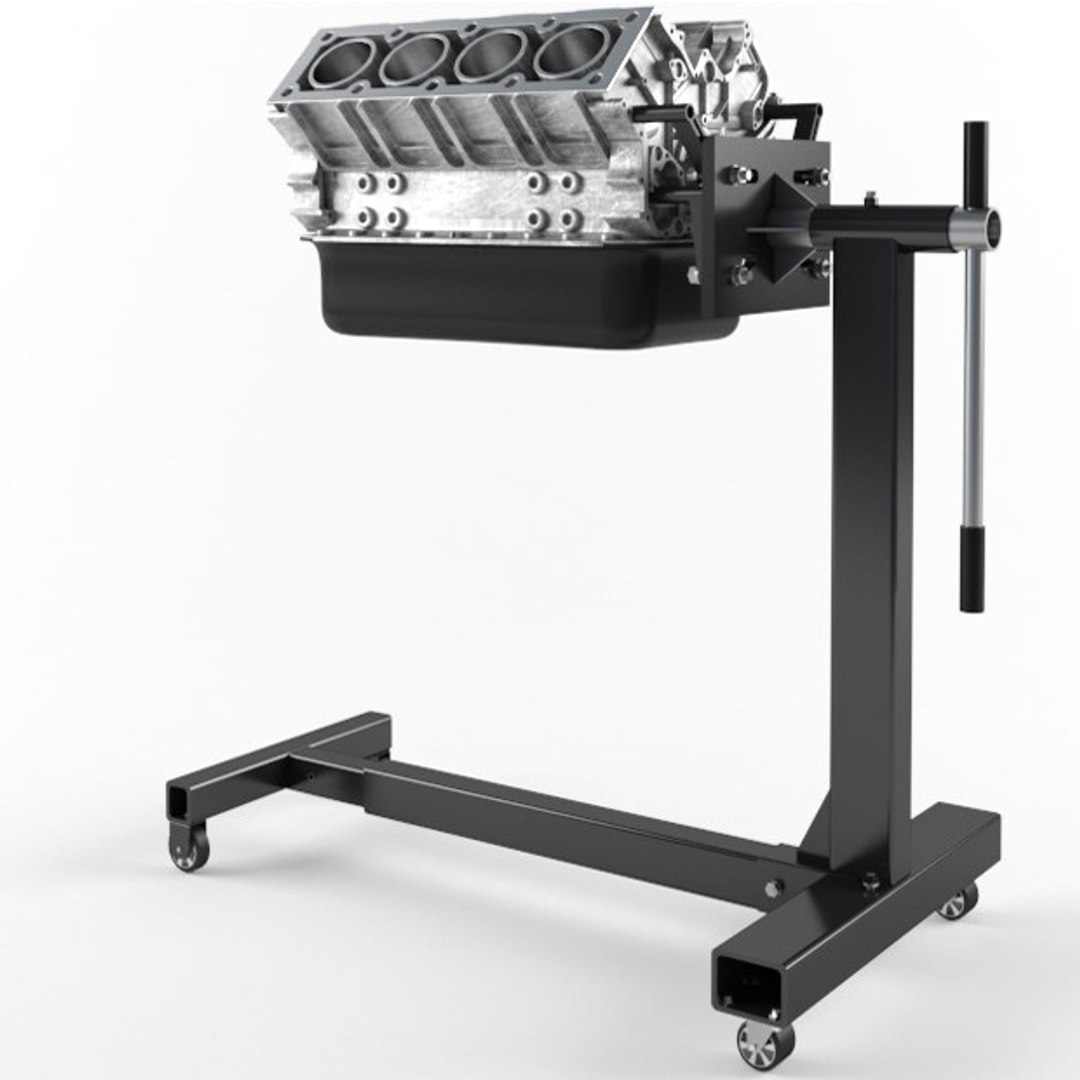 8-ton Engine Stand 3D Model - TurboSquid 1350390