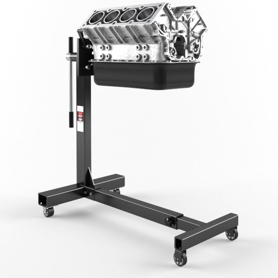 8-ton Engine Stand 3D Model - TurboSquid 1350390